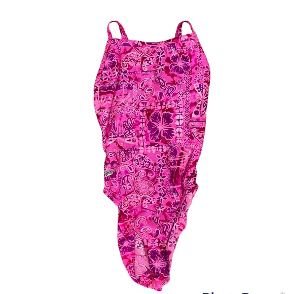 Speedo | Swim | Girls Speedo Pink One Piece Swimsuit 8 | Poshmark